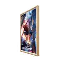 China 43in 350nit WiFi LCD Advertising Player With Wooden Frame for sale