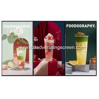 China 3.5mm Bezel 500nits Restaurant LCD Video Wall Menuboard Display Monitor Shopping Window Food Display Video wall Screen for sale