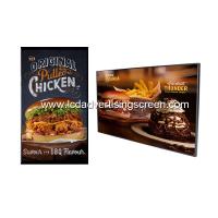 China 3.5mm Bezel 500nits Restaurant LCD Video Wall Menuboard Display Monitor Shopping Window Food Display Video wall Screen for sale