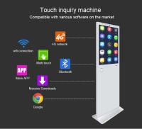 China RAM 4GB 32 Inch Floor Standing Touch Screen Kiosk With Andorid RK3399 for sale