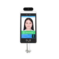 China Interactive 8inch Face Recognition Temperature Device With Android 7.1 System for sale