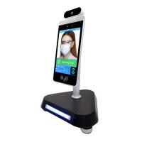 China Interactive 8inch Face Recognition Temperature Device With Android 7.1 System for sale