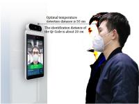 China EU QR Code IP65 Face Recognition Scanner With MIPS Access Control System for sale
