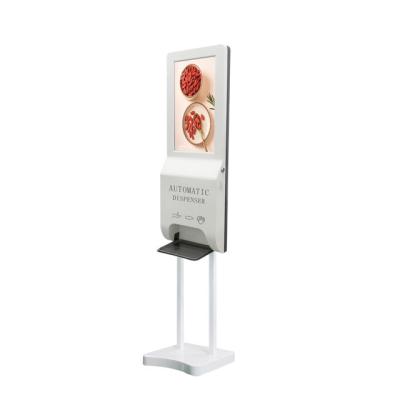 China 21.5inch Hand Sanitizer Dispenser Android Digital Signage With Cms Software for sale