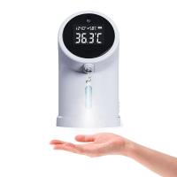 China Fever Detector Mini IR Thermometer With Sanitizer Spray Gel Dispenser for sale