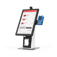 China 21.5In DeskTop Self Service Payment POS System Kiosk With Post Holder And Printer for sale