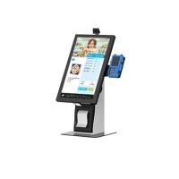 China 21.5In DeskTop Self Service Payment POS System Kiosk With Post Holder And Printer for sale