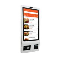 China Wall Mounting LCD Screen Kiosk 21.5 Inch Self Service Payment For Restaurant for sale