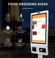 China Wall Mounting LCD Screen Kiosk 21.5 Inch Self Service Payment For Restaurant for sale