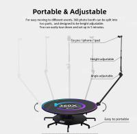 China Live Show 360 Rotating Selfie Camera Photo Booth Platform for sale
