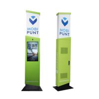 China 32 Inch Floor Standing Outdoor Digital Kiosk Brightness 2500nit With Camera for sale