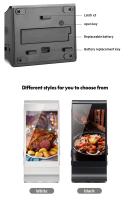 China 8 Inch DeskTop Mobile Phone Charger Lcd Advertising Screen For Restaurant for sale