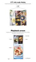 China LCD Double Sides Ceiling Mounted Advertising Window Display Android7.1 for sale