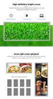 China LCD Double Sides Ceiling Mounted Advertising Window Display Android7.1 for sale