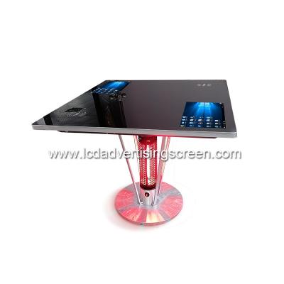 China FCC 15.6 Inch Restaurant LCD Digital Touch Screen Table With Heater for sale