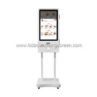 China Restaurant Self Service LCD Capacitive Touch Screen Kiosk 1920x1080 for sale