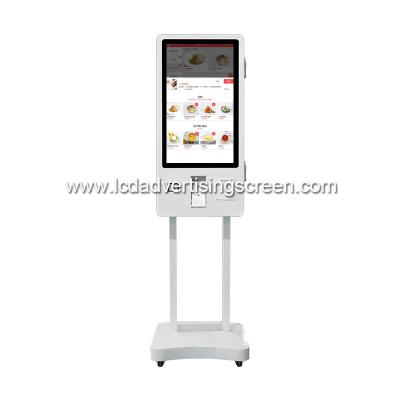 China Restaurant Self Service LCD Capacitive Touch Screen Kiosk 1920x1080 for sale