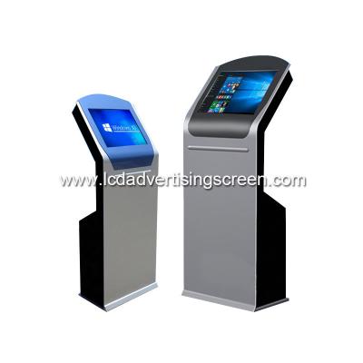 China Ergonomic Self Service Touch Screen Kiosk 1920x1080P With Printer And Keyboard for sale