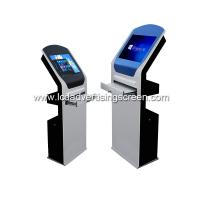 China Ergonomic Self Service Touch Screen Kiosk 1920x1080P With Printer And Keyboard for sale