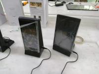 China Desktop Dual Sided LCD Touch Screen Advertising Kiosk with WLED Backlight for sale