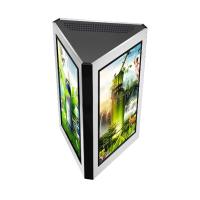 China WiFi 3G 4G 3 Sided 43 Inch LCD Totem With Fan Cooling System for sale