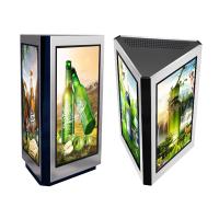 China WiFi 3G 4G 3 Sided 43 Inch LCD Totem With Fan Cooling System for sale