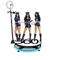 China Live Show 360 Degree Rotation Selfie Photo Booth Stand For Wedding Party for sale