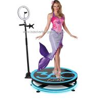 China Live Show 360 Degree Rotation Selfie Photo Booth Stand For Wedding Party for sale