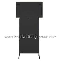 China 43in T Type Dual Screen Floor Standing Kiosk 1920x1080 for sale