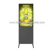 China Ultra Slim TFT LCD Floor Standing Kiosk For Advertising for sale