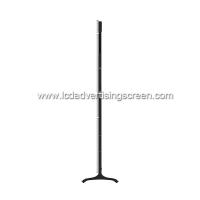 China FHD Floor Standing Dual IPS LCD Advertising Screen With LED Subtitle for sale