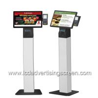 China 21.5 Inch Floor Standing Self Ordering Kiosk With NFC Reader for sale