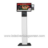 China 21.5 Inch Floor Standing Self Ordering Kiosk With NFC Reader for sale