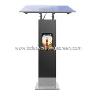 China Outdoor Advertising IPS screen Floor Standing Kiosk 1920x1080 3840x2160 for sale