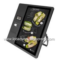 China 21.5 Inch Self Service Touch Screen Desktop Kiosk With Printer And Scanner for sale