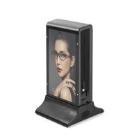 China Android 9.0 Desktop LCD Advertising Screen With Cell Phone Charger for sale
