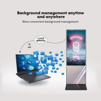 China 350cd/m2 Touch Screen Mirror Display 43 - 55 Inch With Body Sensor for sale