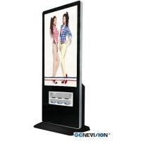 China Wireless 55 Inch Phone Charging Station Kiosk Floor Standing Indoor Usage for sale