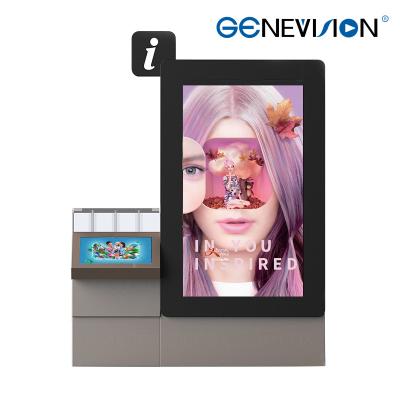 China Air Conditioning Cooling Floor Standing Digital Signage Train Station Outdoor Advertising Machine for sale