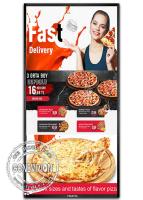 China 55 Inch Wall Mount Digital Signage For Catering Hospitality Industry for sale