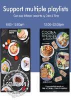 China 55 Inch Wall Mount Digital Signage For Catering Hospitality Industry for sale
