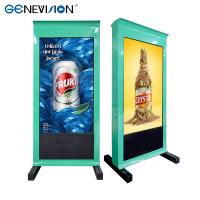 China Customized IPS Screen Outdoor Digital Totem 65 Inch High Brightness for sale
