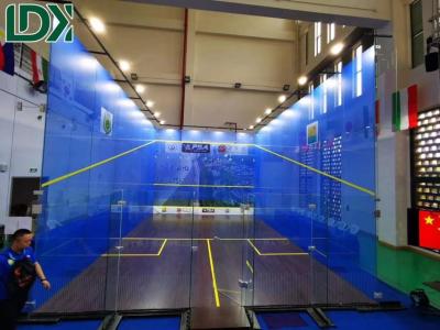 China Indoor Illuminated Squash Court Single And Double Player Squash Court Sports Venue for sale