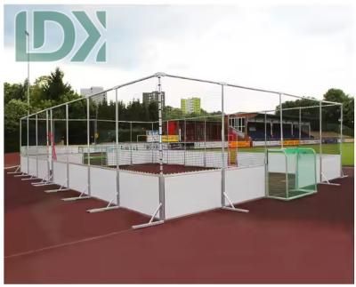 China Customized Portable European Football Field Cage Movable Mini Cage For Fewer Players for sale