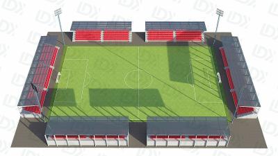 China Steel Gymnasium Football Field Equipment Customized Steel Soccer Training Equipment for sale