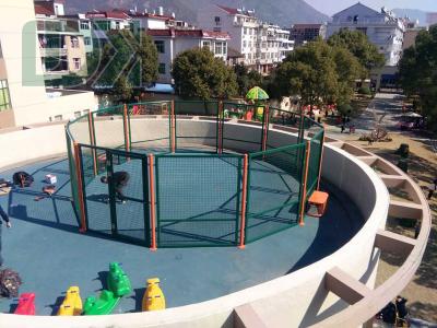China High Grade Metal Round Soccer Cage Mini Portable Circular Football Cage For Sale for sale