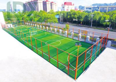 China Reinforced  Soccer Field Cage Metal Fence Football Outdoor Sport Court ODM for sale