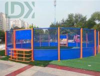 China Leisures Soccer Field Portable Soccer Cage Indoor Mini Football Steel Cage for sale