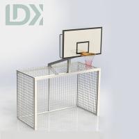 China New Design Steel Basketball Hoop With Soccer Goal Innovative Sport Equipment for sale