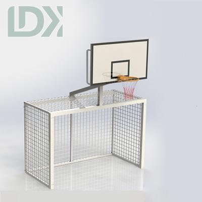 China New Design Steel Basketball Hoop With Soccer Goal Innovative Sport Equipment for sale